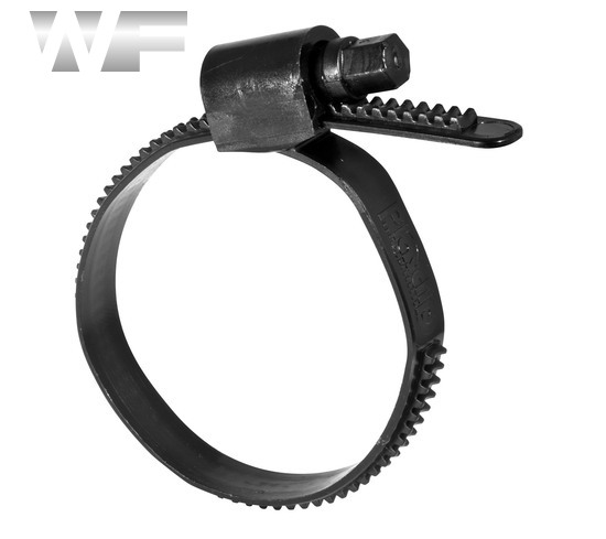 Plasclip Plastic Hose Clips in Black Nylon - Westfield Fasteners Ltd